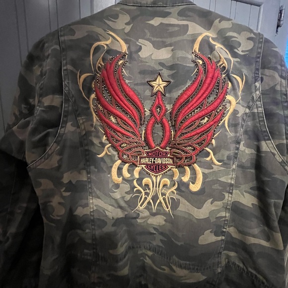 Harley-Davidson | Jackets & Coats | Harleydavidson Military Field ...